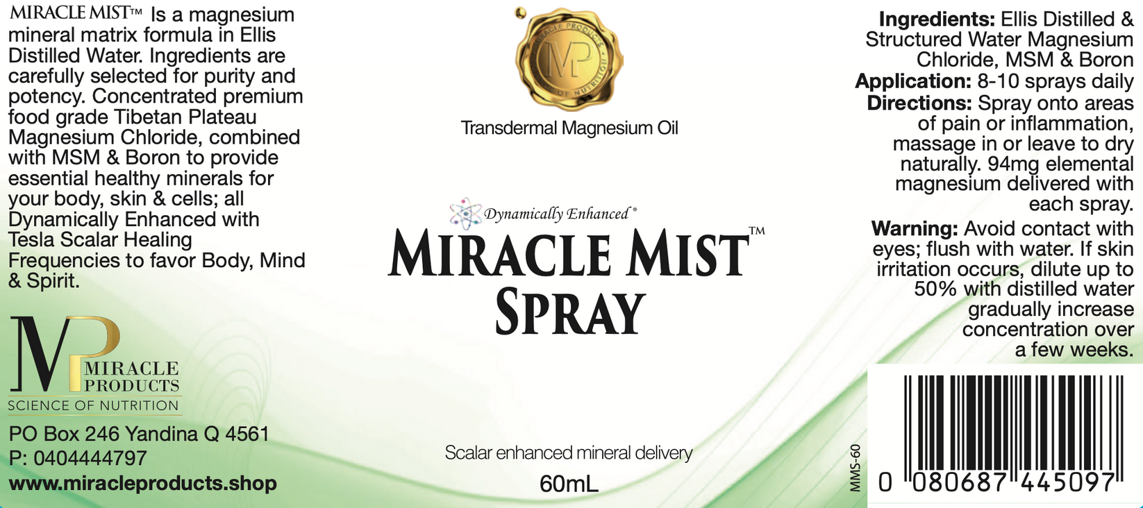 Miracle Mist Unlock The Secret To Pain-Free Living – Miracle Products