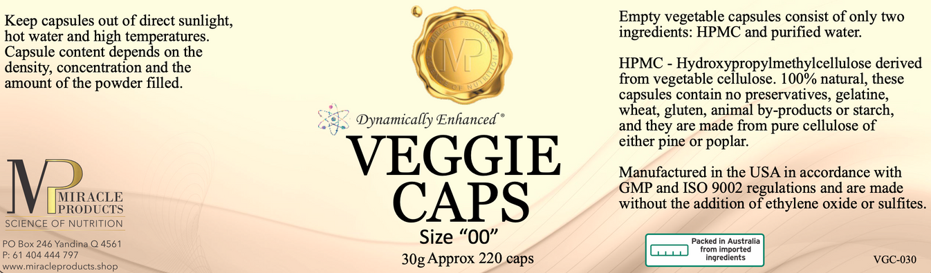 00 Veggie Caps For When You’d Rather Not Taste It – Miracle Products