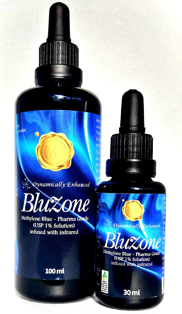 BluZone - Methylene Blue (Click image to select size: 30ml or 100ml ...
