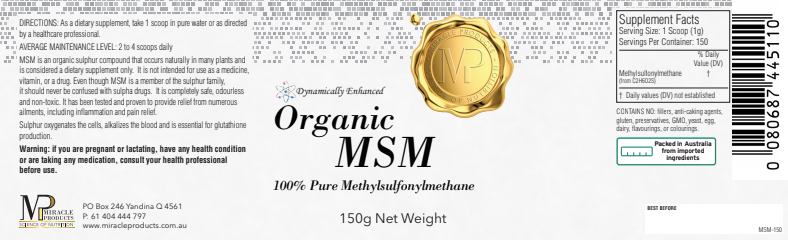 MSM Methyl Sulfonyl Methane (Click image to select size: 150g,600g or ...